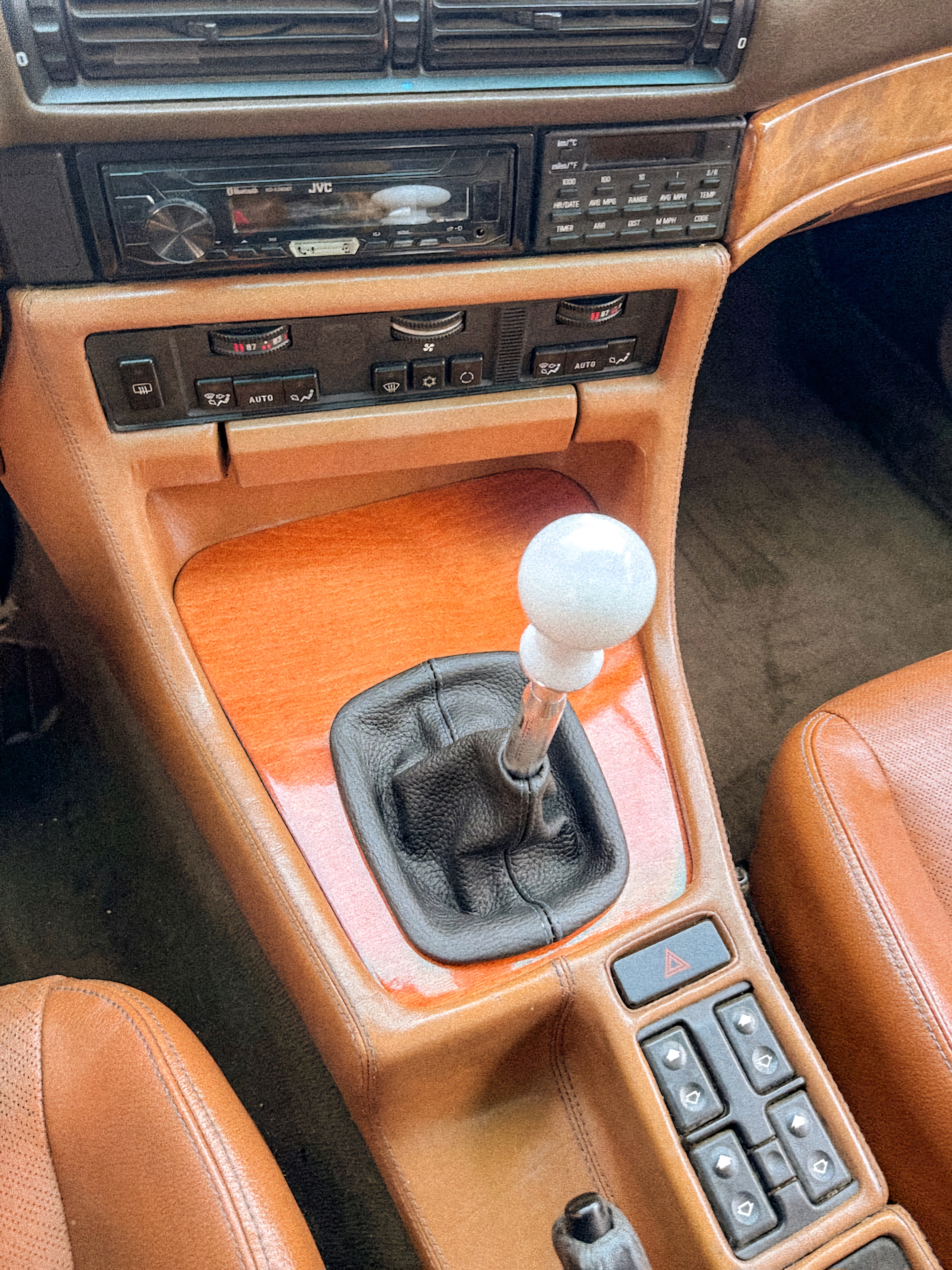 BMW E32 E34 wood shift manual surround – sevenspeedshop