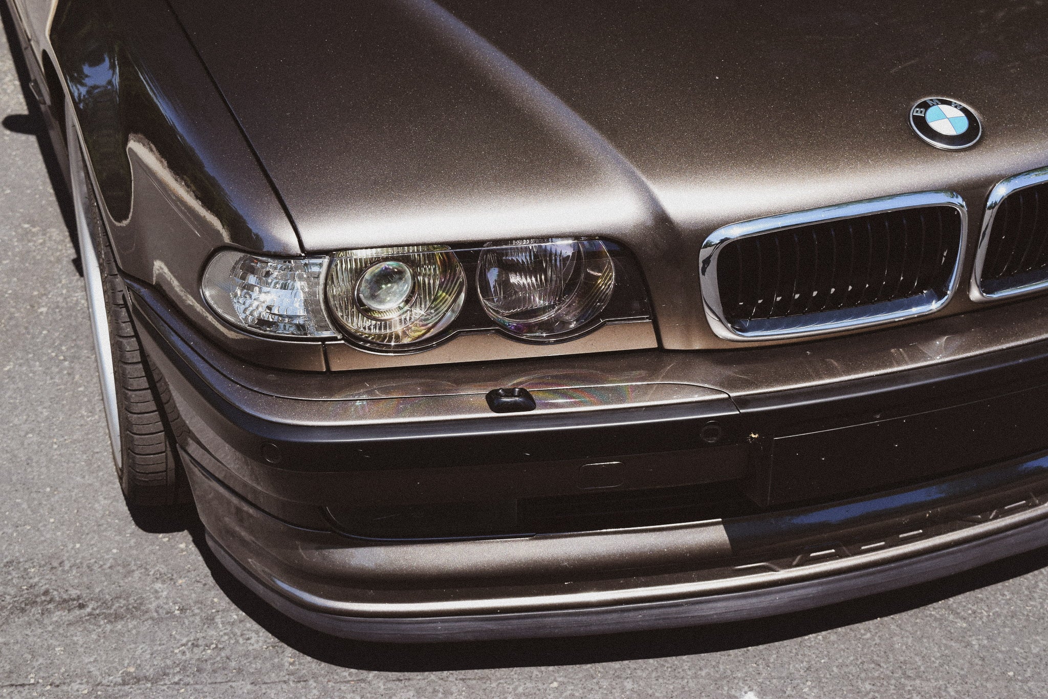 BMW E38 clear euro turn signals w/bulbs 99-01 facelift only ...