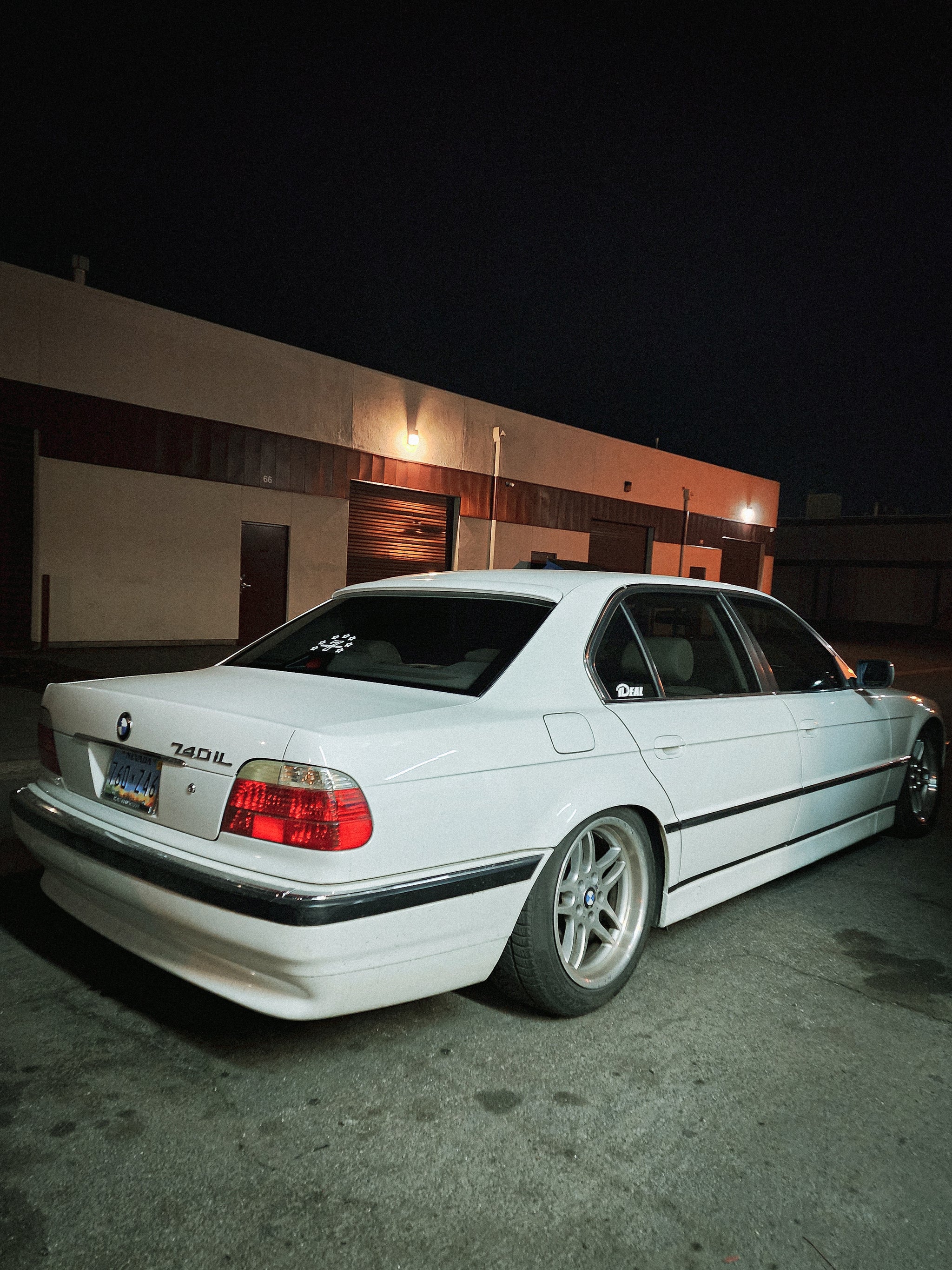 BMW E38 rear window roof spoiler, pre painted – sevenspeedshop