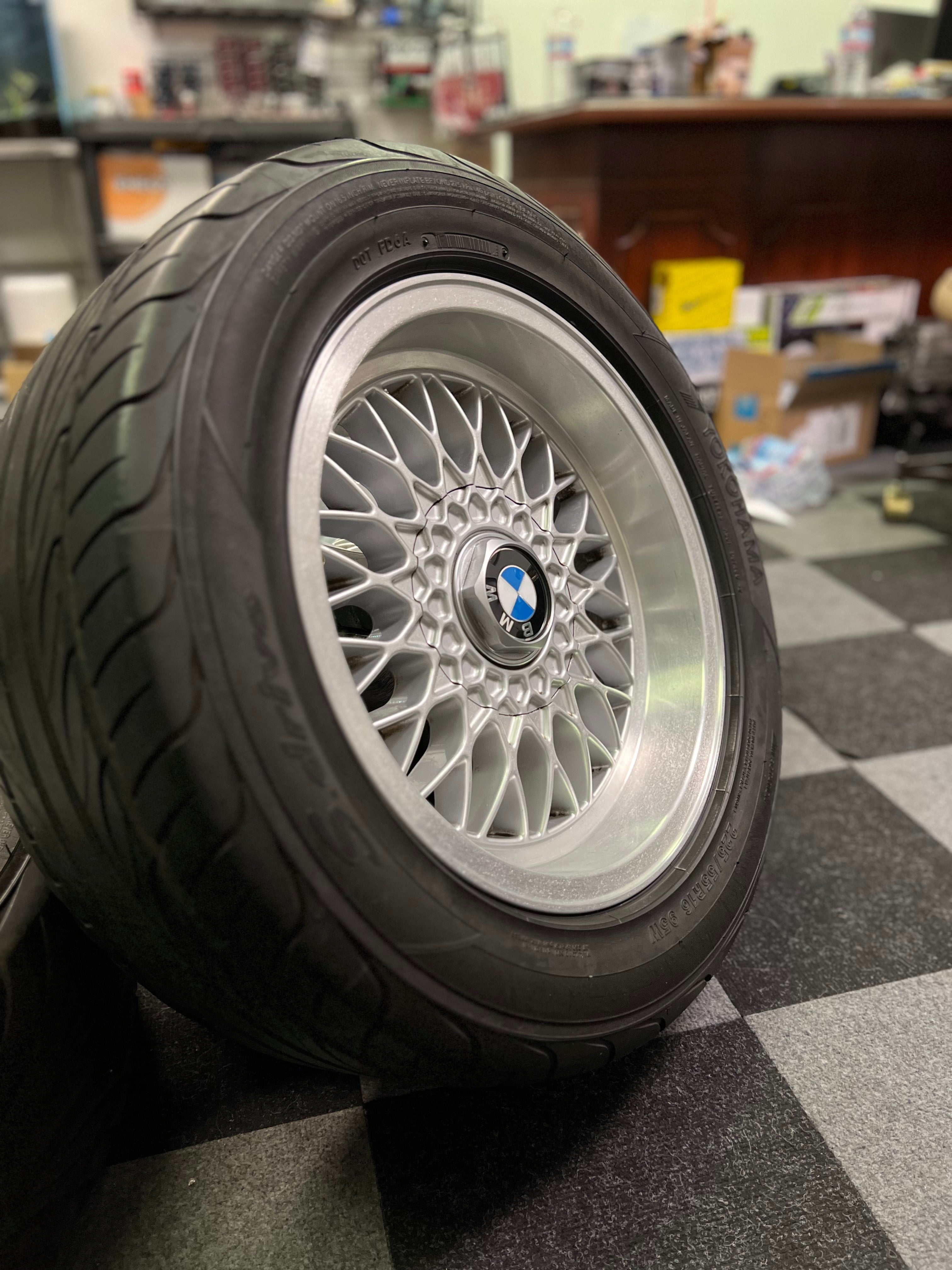 BBS RZ 418 Deep lip 16" et13 5x120 wheels w/ tires – sevenspeedshop