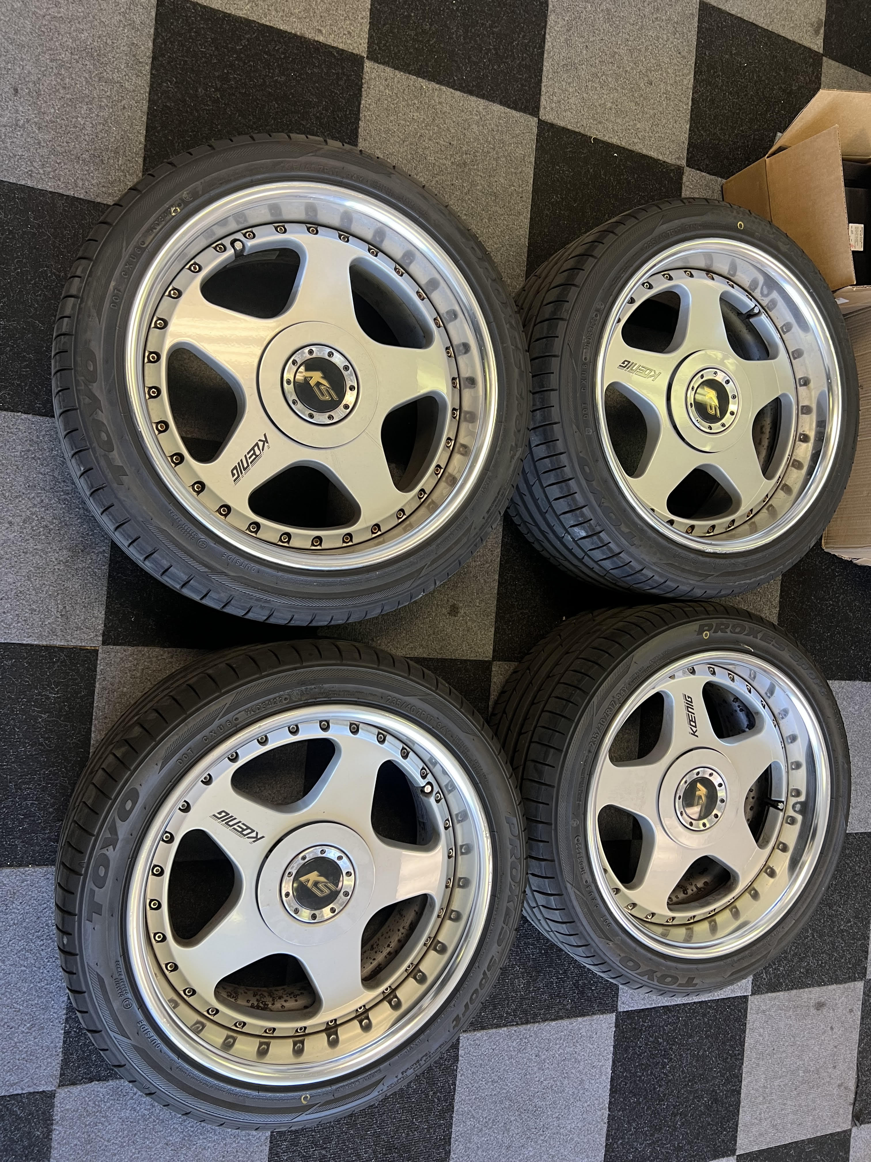 SSR Koenig 5x120 17x8.5 front 17x9 rear – sevenspeedshop