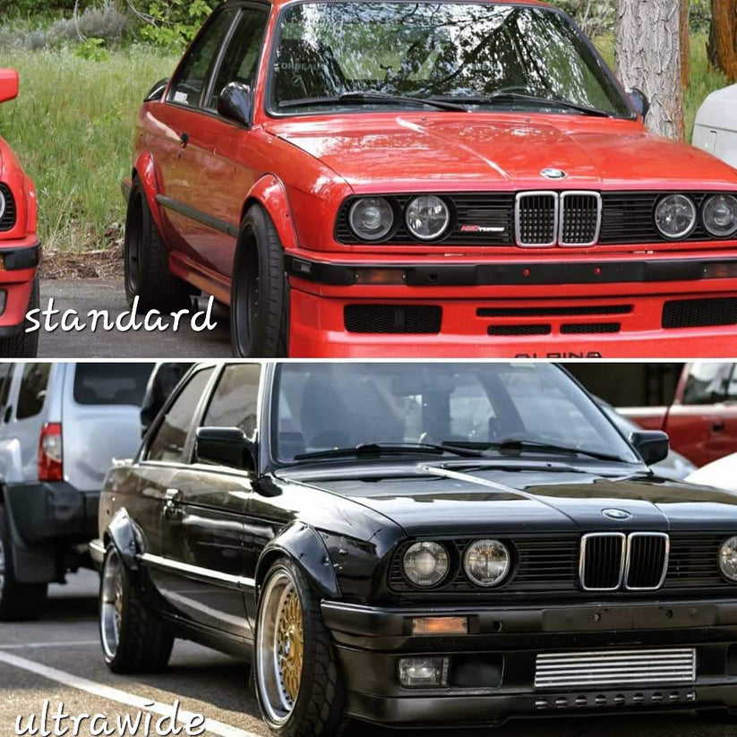 Kamotors BMW E30 Fender Flares Std. or Ultrawide – sevenspeedshop