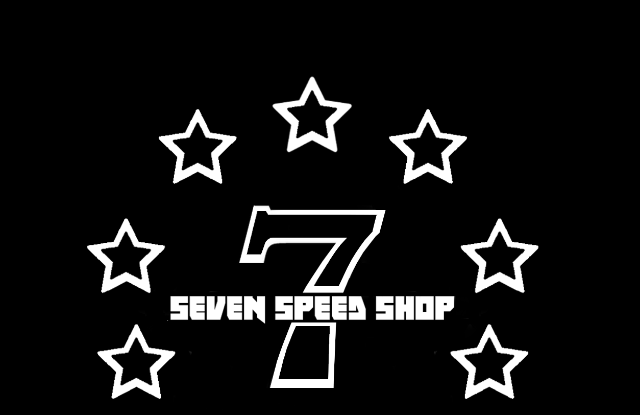 7 Speed Shop rear Windshield Decal WHITE – sevenspeedshop